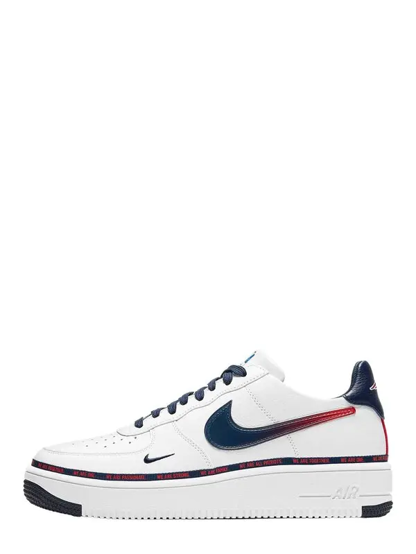 Nike Force 1 Ultraforce "new England Patriots" Sneakers - White/blue/red