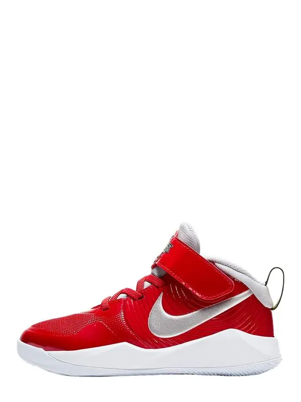 Nike Team Hustle D 9 Auto Basketball Sneakers - Red