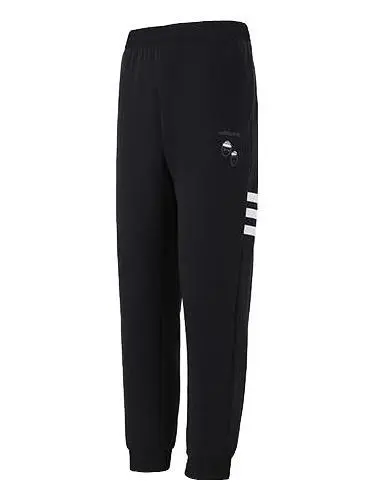 Adidas Neo Sw 3s Tp Stripe Webbing Knit Bundle Feet Sports Pants/trousers/joggers Black - Default Color