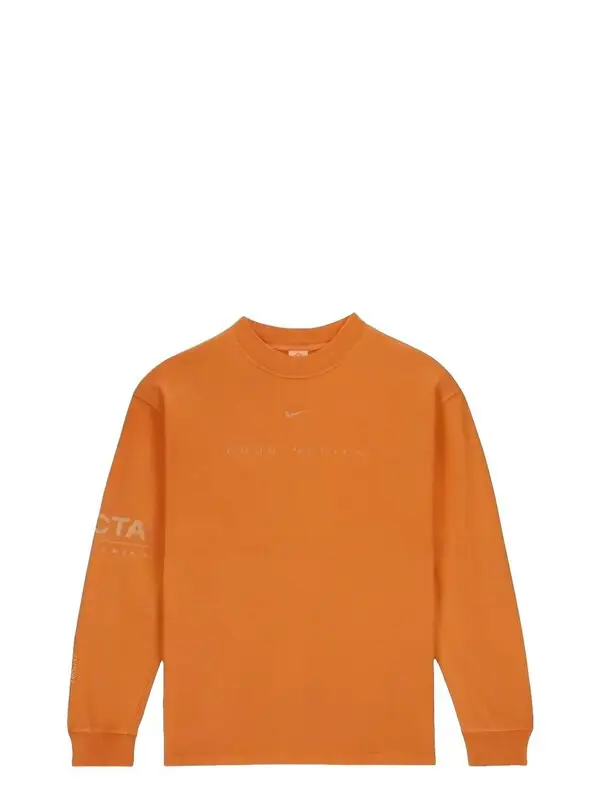 Nike X Nocta Drake 8k Peaks Long-sleeve Mock Neck - Orange