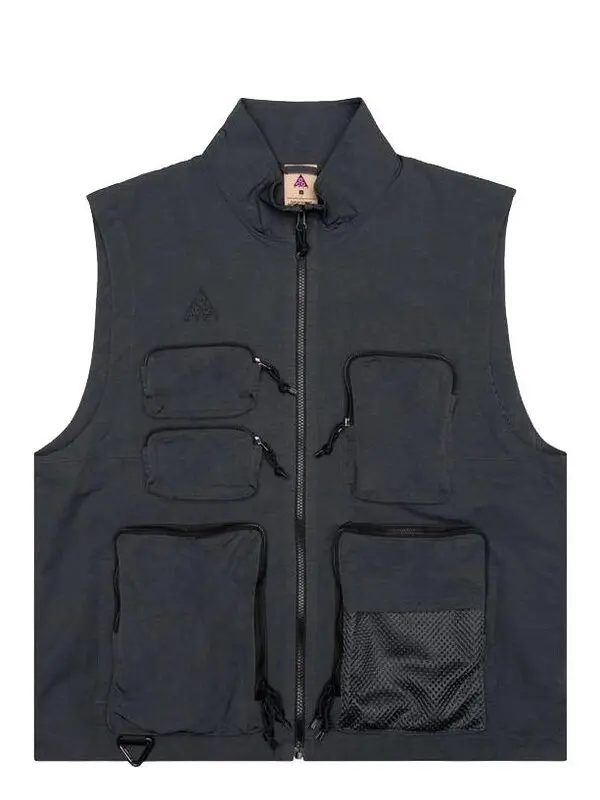 Nike Multiple Pockets Sports Functional Logo Vest - Gray
