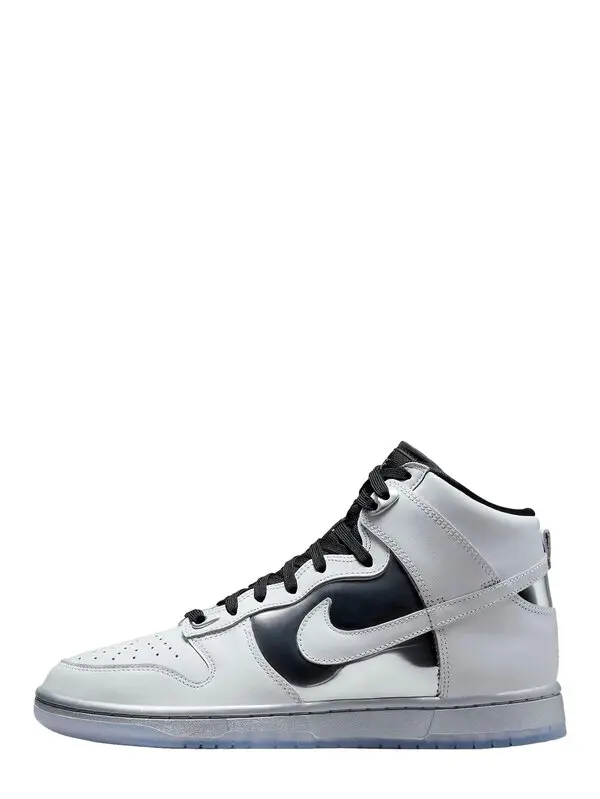 Nike Dunk High 'chrome - White/white/metallic Silver