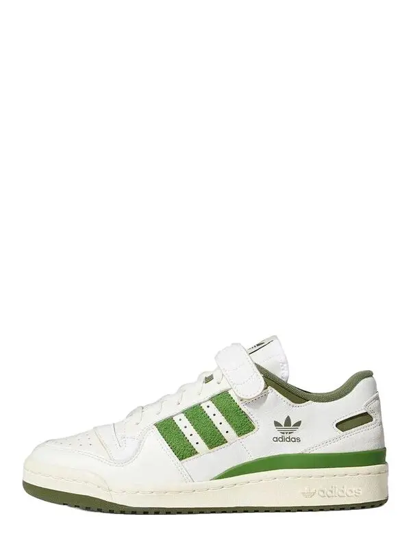 Adidas Forum 84 Low Crew Green Sneakers - White