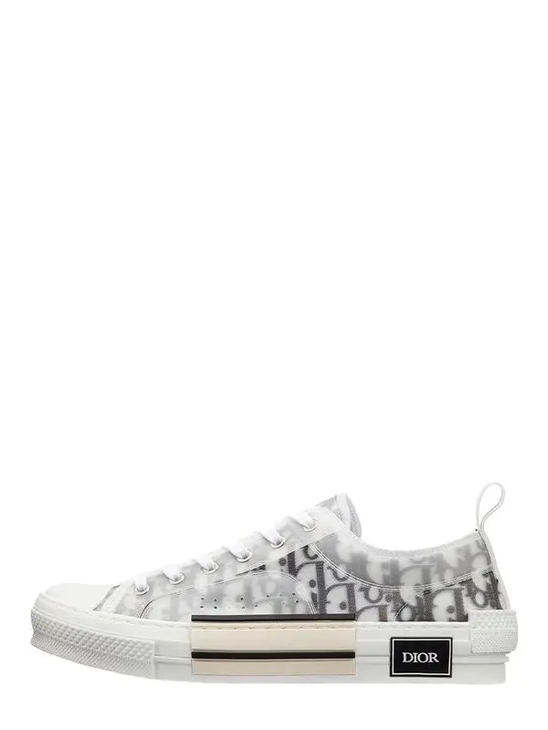 Dior B23 Low Top Oblique Sneakers - White/black