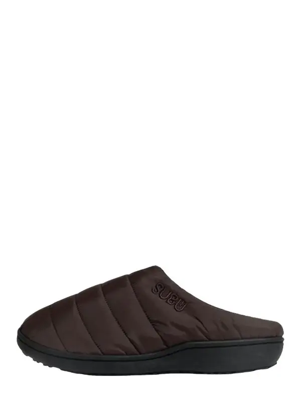 SUBU Originals F-line Slip-on Slippers - Dark Brown