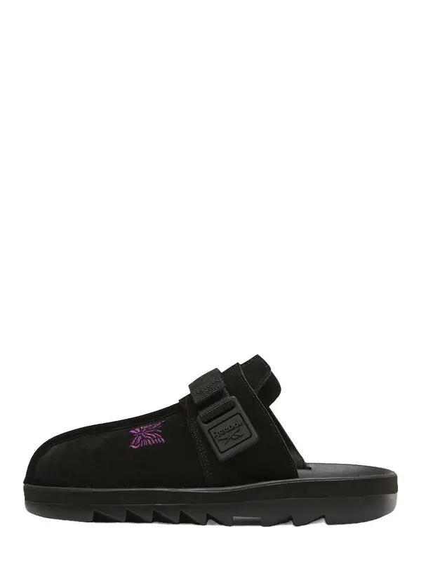 REEBOK X Needles Beatnik Slides - Core Black/extreme Purple/core Black