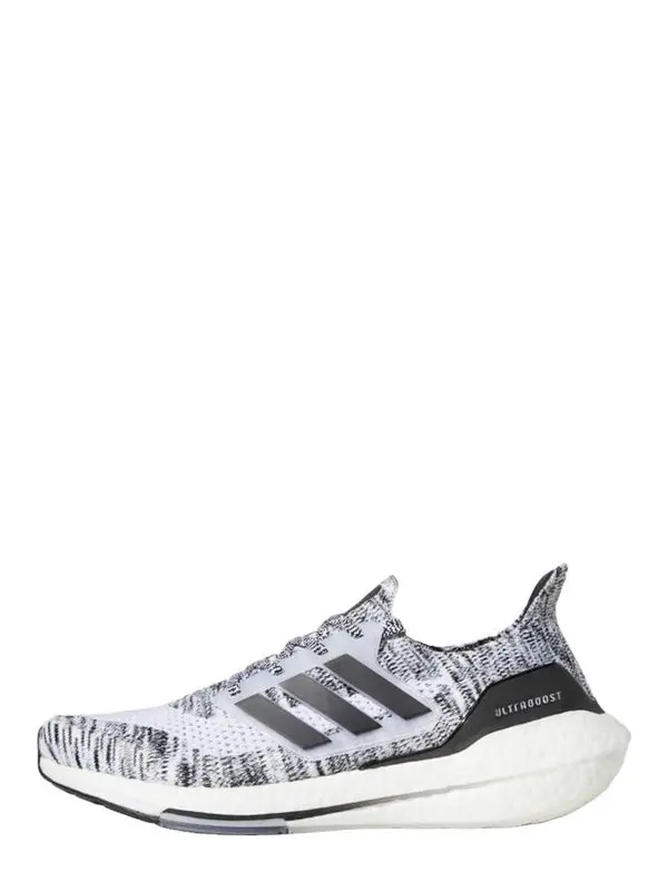 Adidas Ultraboost 21 Athletic Sneakers - Cloud White/core Black/core Black