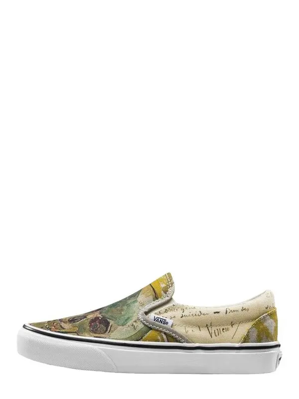 VANS X Vincent Van Gogh Slip-on "skull - Skull/true White