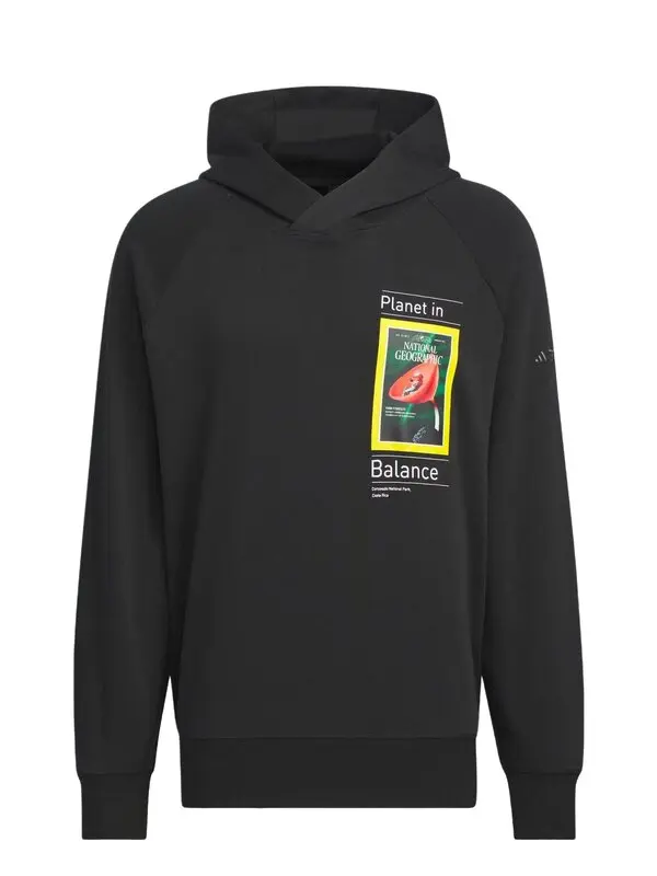 Adidas X National Geographic Dwr Graphic Hoodie - Black