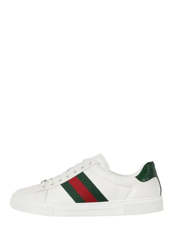 Gucci Ace Web Sneakers - White
