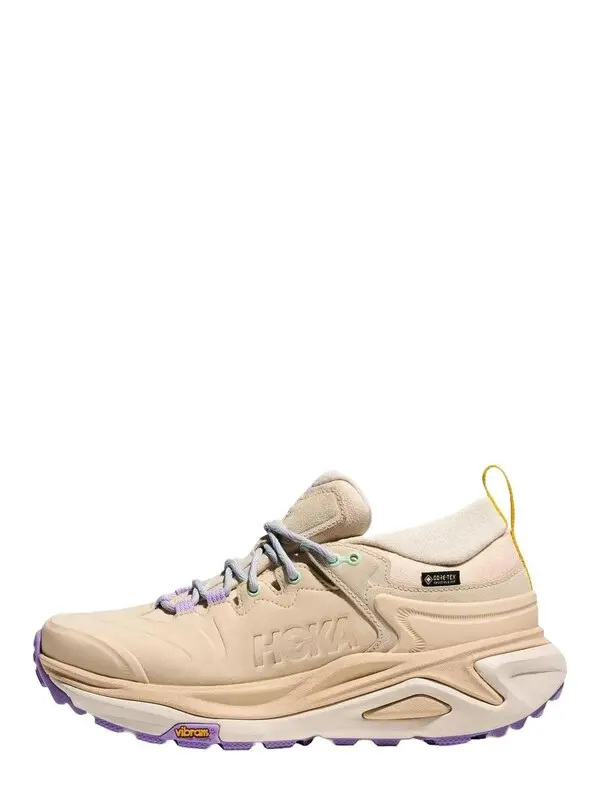 Hoka One One Kaha 3 Low Gtx Athletic Shoes - Vanilla/mint Fluorite