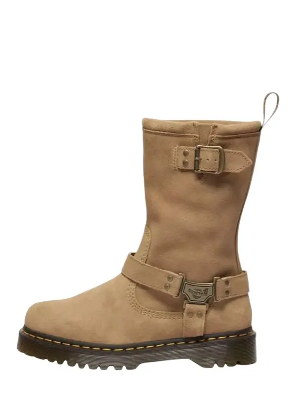 Dr. Martens Anistone Hi Biker Boots - Savannah Tan
