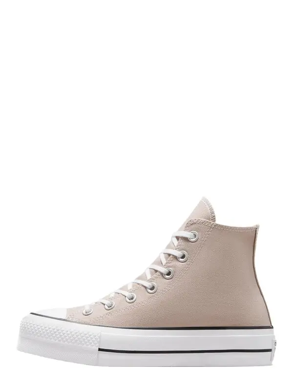 CONVERSE Chuck Taylor All Star Lift Platform High Top Sneakers - Beige/white