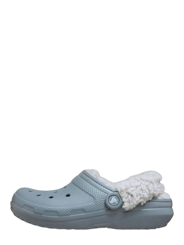 CROCS Classic Fleece Lined Clogs - Concrete/grey