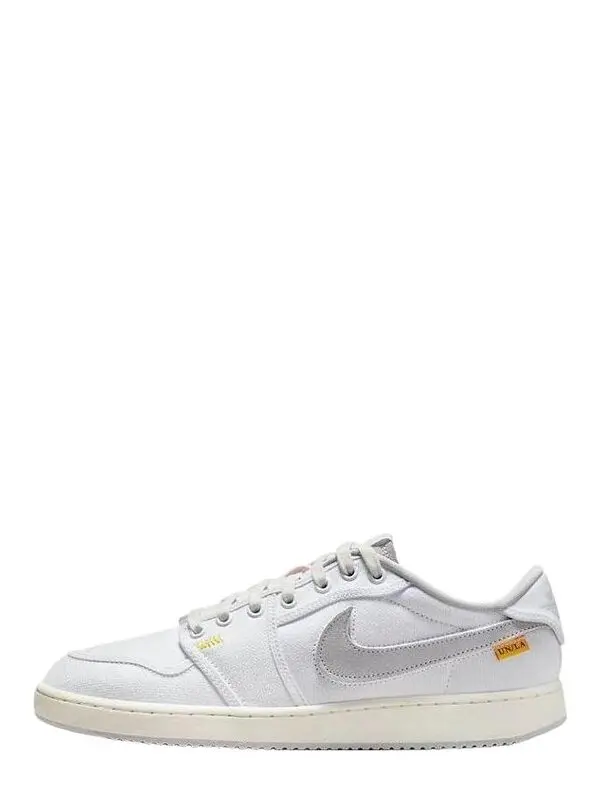 JORDAN X Union La Air 1 Ajko Low Top Sneakers - White/sail-university Gold-neutral Grey