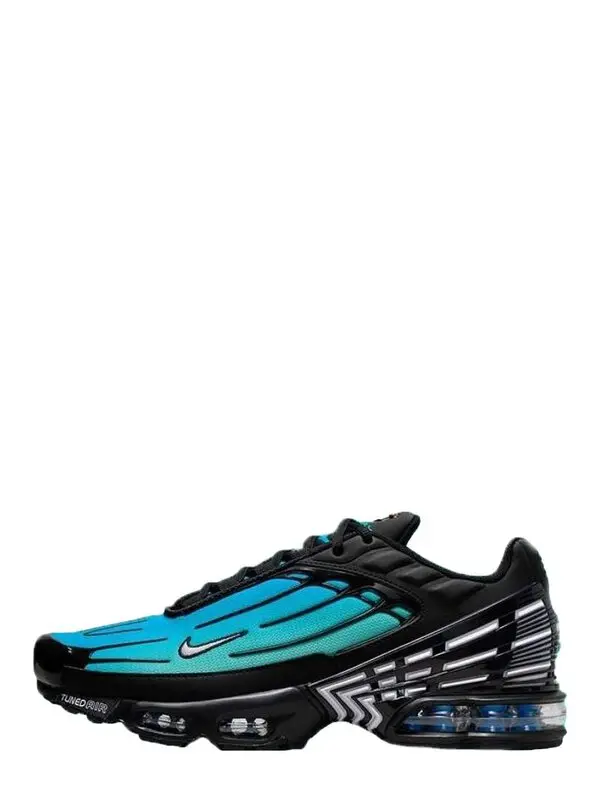 Nike Max Plus 3 "black Laser Blue" Sneakers - Black/black/laser Blue