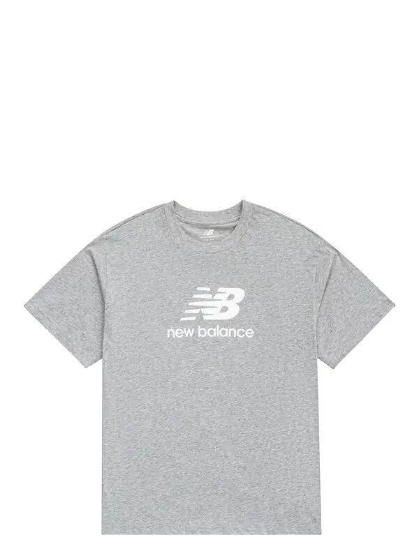 NEW BALANCE Essential Logo T-shirt Asia Sizing - Grey
