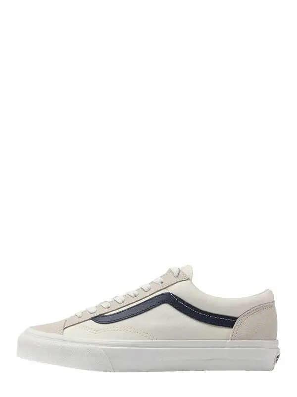 VANS Style 36 Marshmallow Lace Up Sneakers - White/blue