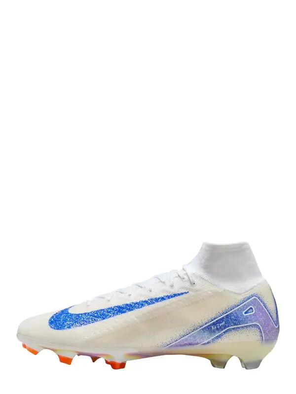 Nike Mercurial Superfly Elite Blueprint Fg High Top Soccer Cleats - White/blue
