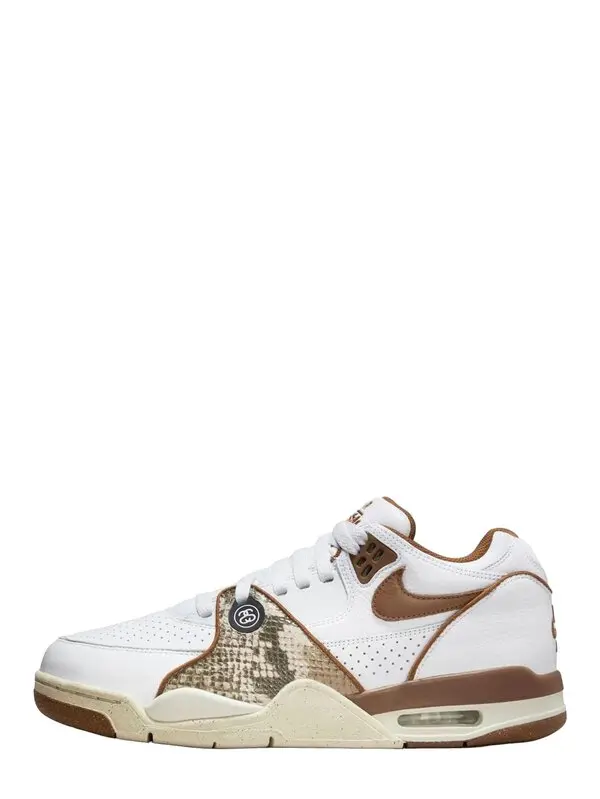 Nike X Stussy Air Flight 89 Low Sp Sneakers - White/pecan/fossil