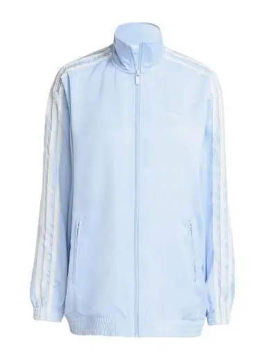 Adidas Satin Ruffle Track Top - Clear Sky