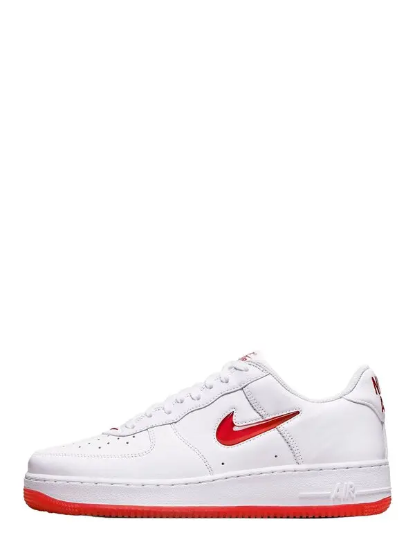 Nike Force 1 Low Athletic Sneakers - White/university Red