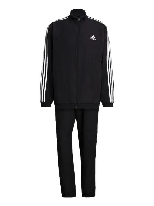 Adidas Aeroready Essentials Regular-fit 3-stripes Track Suit Asia Sizing - Black