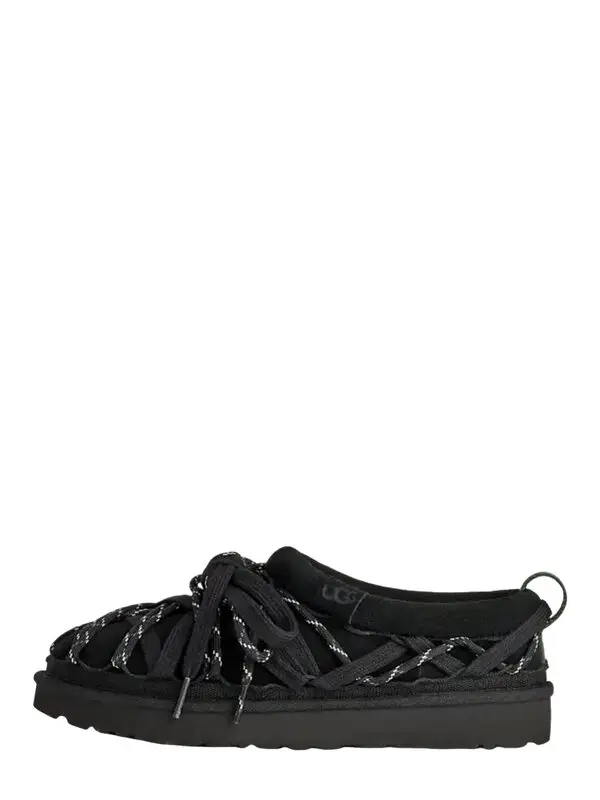UGG Tasman Lace Up Slipper - Black