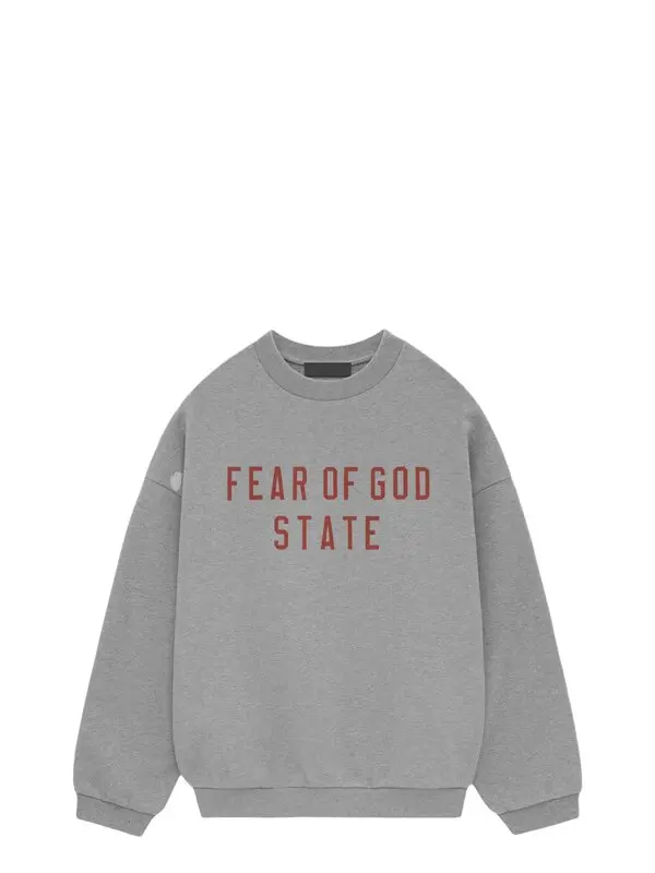 Fear Of God Fleece Crewneck - Dark Heather