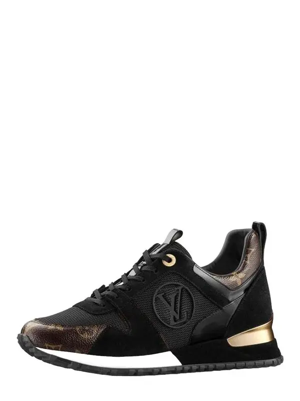 LOUIS VUITTON Run Away Sneakers - Black/brown