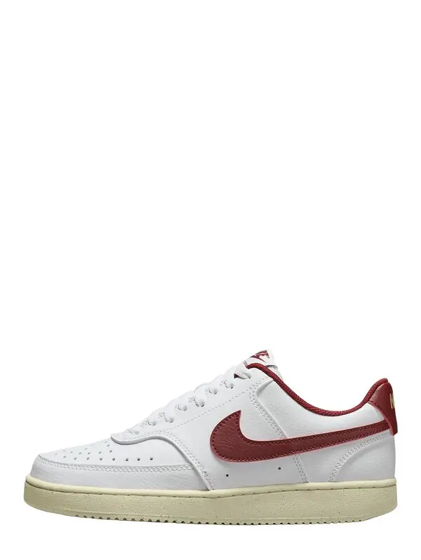 Nike Court Vision Low Top Sneakers - White/red/gold
