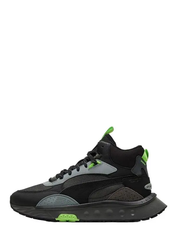 PUMA Wild Rider Mid Sneakers - Black/gray