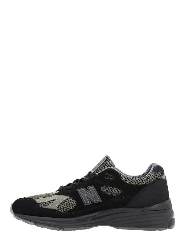 NEW BALANCE X Stone Island 991v2 Made In England Sneakers - Black/olive/grey