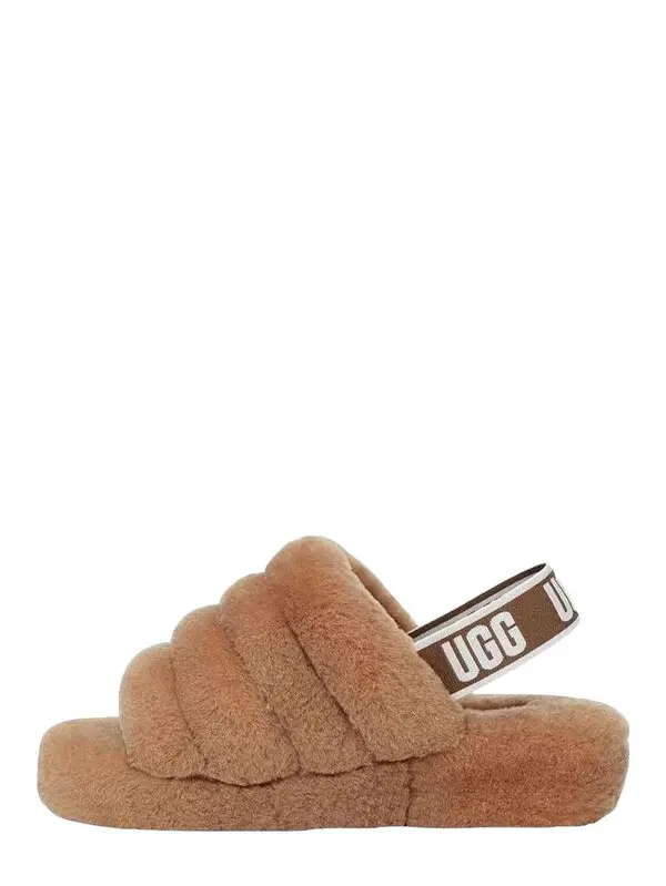UGG Fluff Yeah Slides - Chestnut