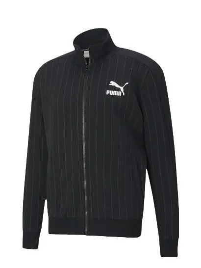 PUMA Pinstripe Fleece Lined Track Jacket - Default Color