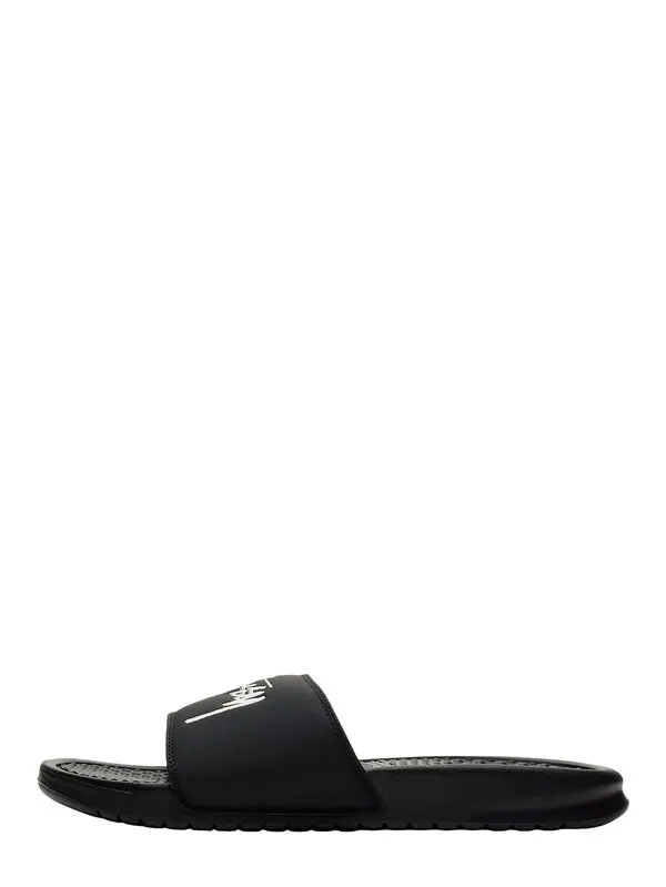 Nike X Stussy Benassi Slides - Black