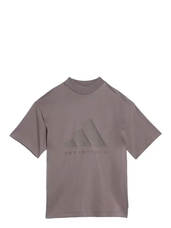 Adidas Basketball T-shirt Asia Sizing - Brown