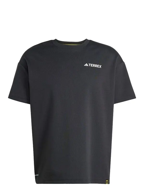 Adidas X National Geographic Aeroready Graphic T-shirt Asia Sizing - Black