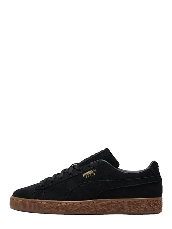 PUMA Suede Gum Low Top Sneakers - Black