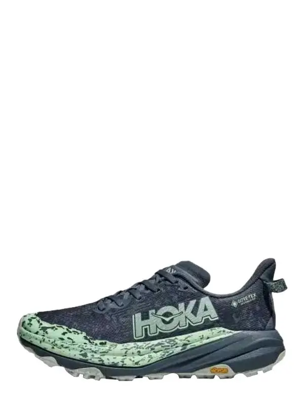 Hoka One One Speedgoat Gtx Athletic Shoes - Thunder Cloud/mint Fluorite