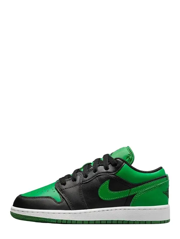 JORDAN 1 Low Se - Black/black/lucky Green