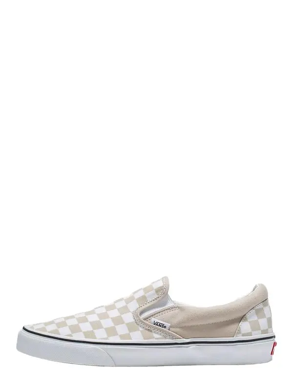 VANS Checkerboard Slip-on Sneakers - White/gray