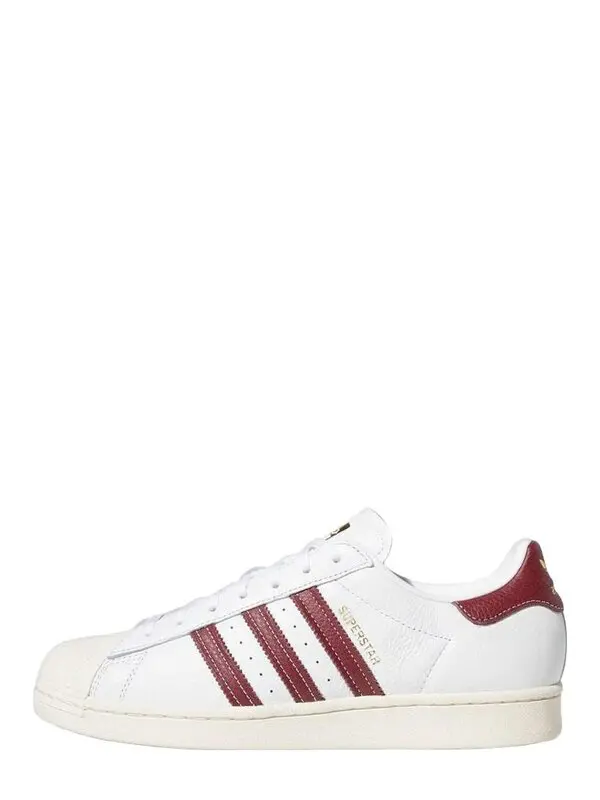 Adidas Superstar Low Top Sneakers - White/red