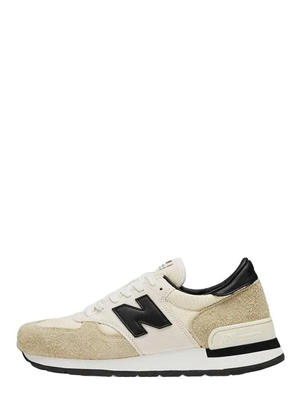 NEW BALANCE Teddy Santis X 990v1 Made In Usa Sneakers - Creamyellow