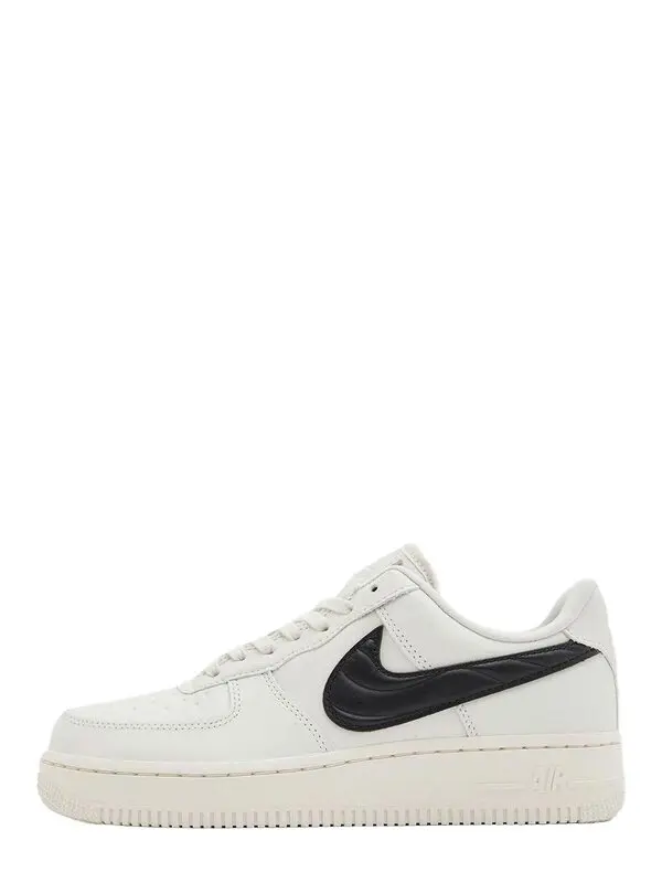 Nike Force 1 '07 Quilted Swoosh 'beige Black - Beige/beige/black