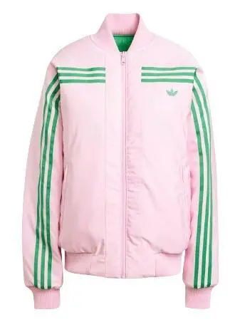 Adidas 70s Reversible Bomber Jacket - Green/pink