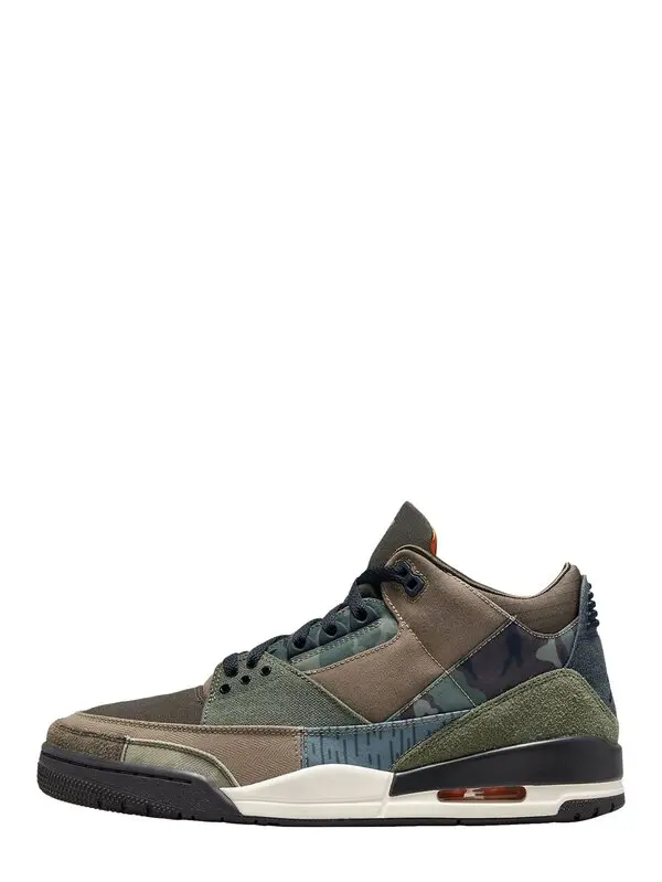 JORDAN 3 Retro "patchwork - Dark Hazel/multi Color