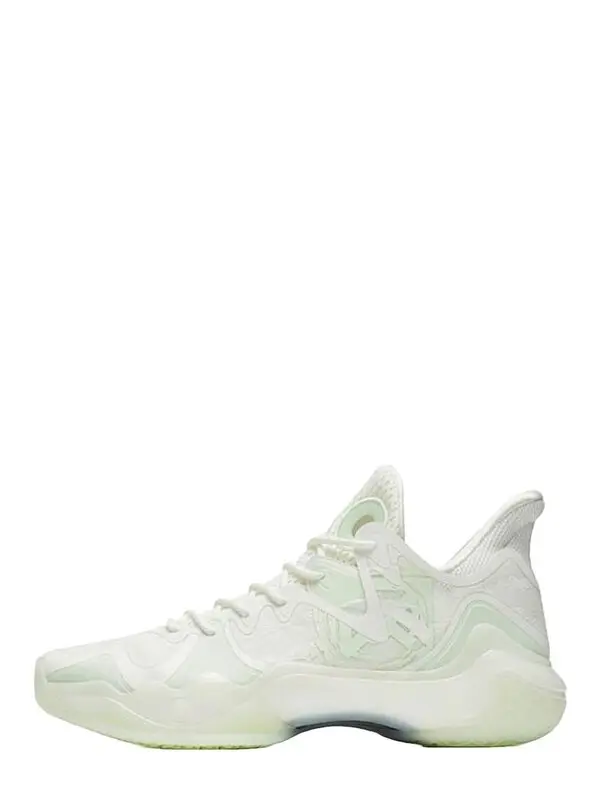 ANTA Shock Wave 4 "jade Rabbit" Athletic Sneakers - White/green