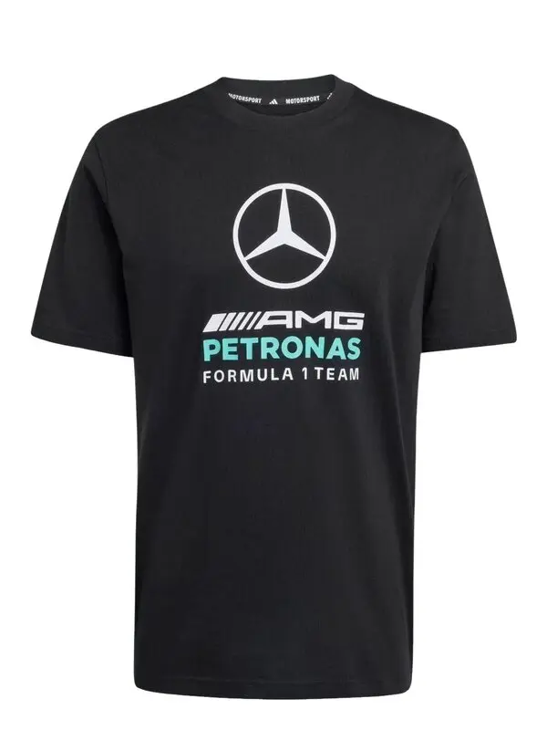 Adidas Mercedes-amg F1 Team Dna Graphic T-shirt 'black Semi Mint Rush - Black/semi Mint Rush