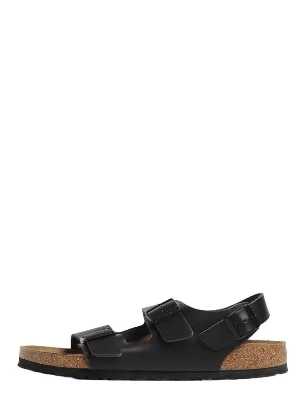 BIRKENSTOCK Milano Leather Sandals - Black